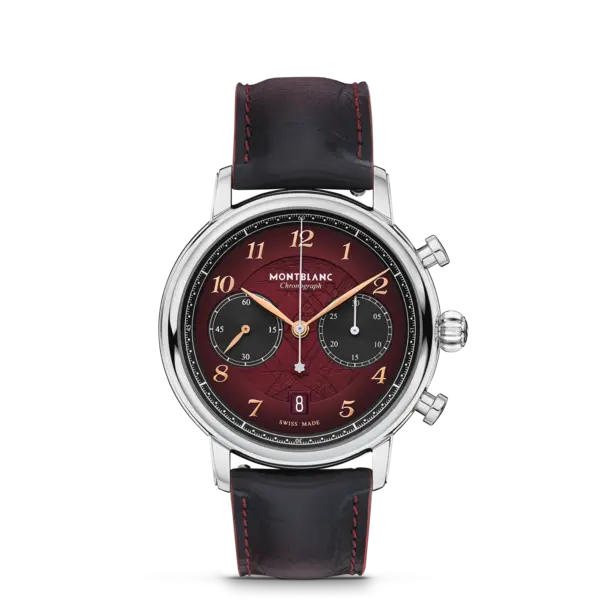 Montblanc Star Legacy Chronograph Limited Edition Watch - Burgundy