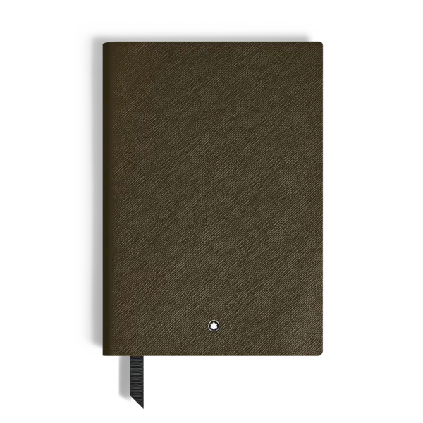Montblanc Medium Notebook In Sartorial Leather, Lined Pages - Saffron