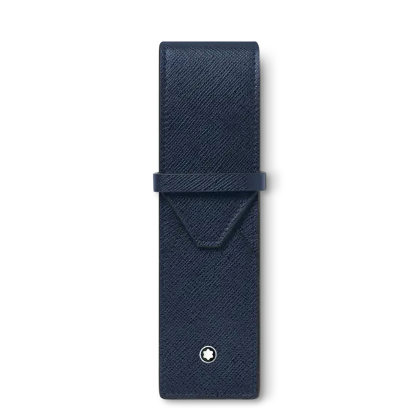 Montblanc Sartorial 2-pen Pouch - Ink Blue