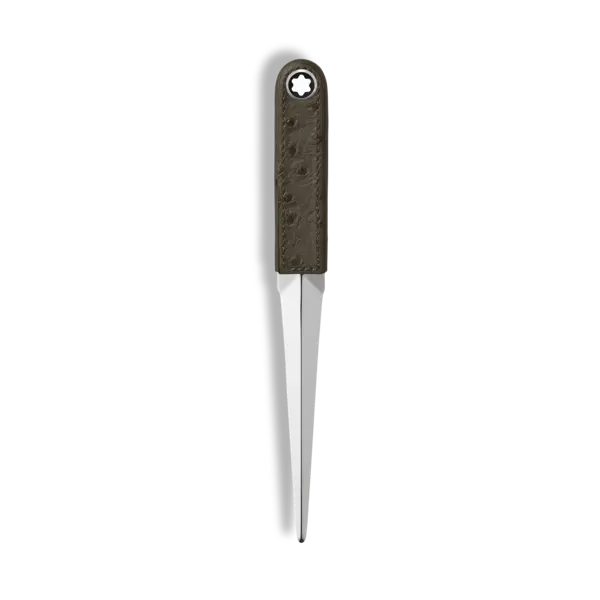 Montblanc Letter Opener, Ostrichembossed - Khaki
