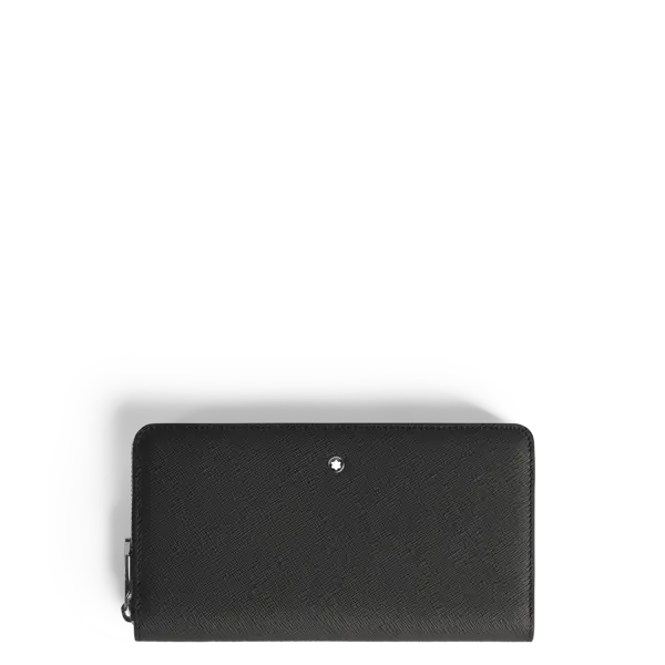 Montblanc Sartorial Wallet 12cc With Zip - Black