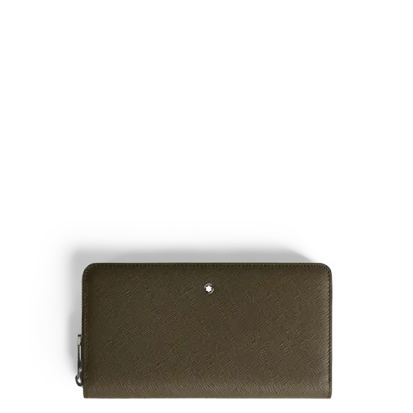 Montblanc Sartorial Wallet 12cc With Zip - Khaki