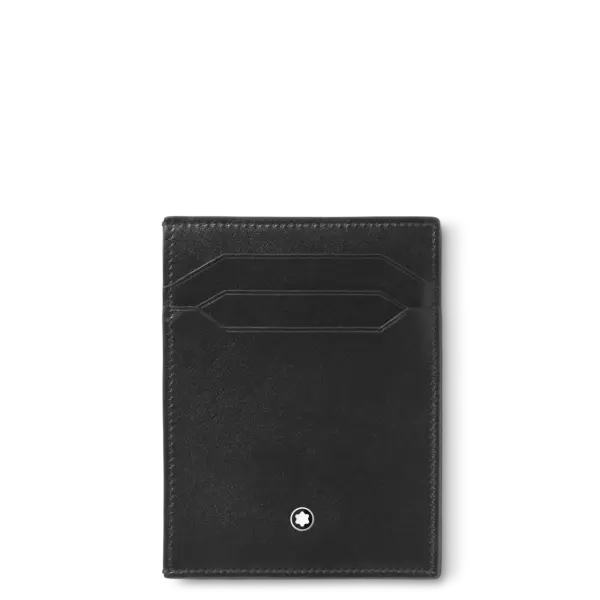 Montblanc Meisterstück Card Holder 4cc With Id Holder - Black