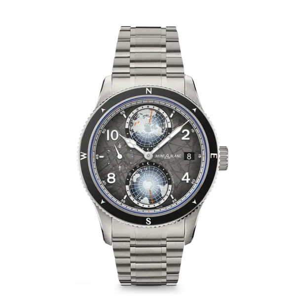 Montblanc 1858 Geosphere 0 Oxygen The 8000 Watch - Gray