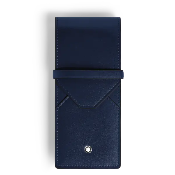 Montblanc Meisterstück 3-pen Pouch - Ink Blue