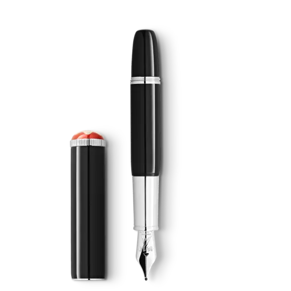 Montblanc Heritage Rouge Et Noir 'baby' Special Edition Fountain - Black