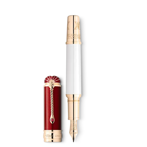 Montblanc Patron Of Art Homage To Albert Limited Edition 4810 Fountain Pen - Red