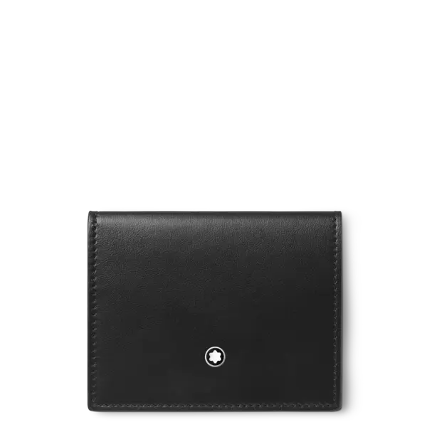 Montblanc Soft Trio Card Holder 4cc - Black