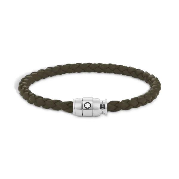 Montblanc Leather Bracelet - Khaki
