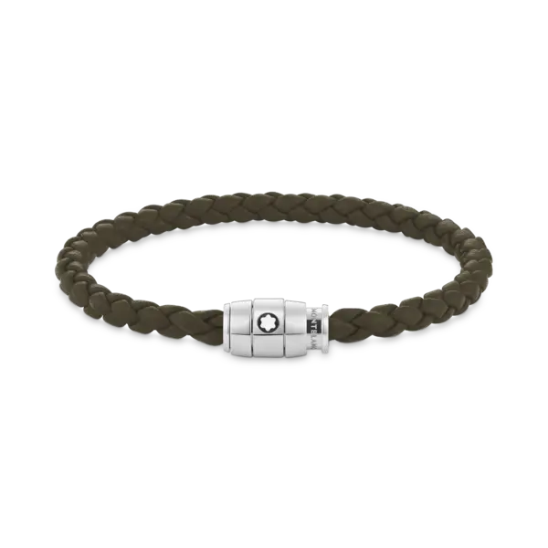 Montblanc Leather Bracelet - Khaki