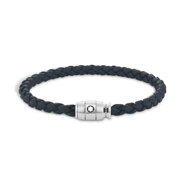 Montblanc Leather Bracelet - Blue