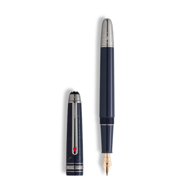 Montblanc Meisterstück Around The World In 80 Days Classique Fountain Pen - Dark Blue