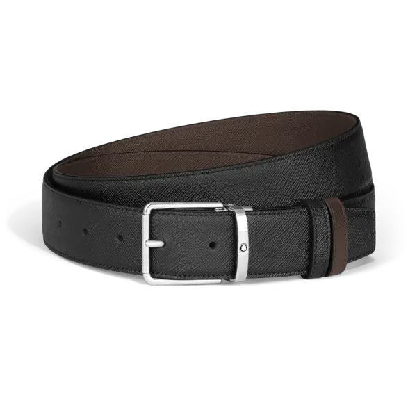 Montblanc Everyday Mm Reversible Belt - Black