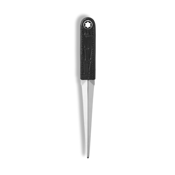 Montblanc Letter Opener, Crocoembossed Leather - Black