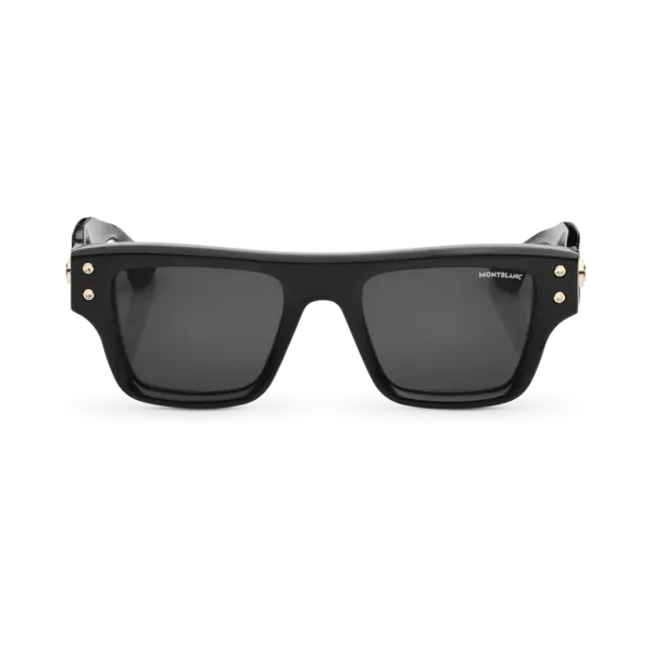 Montblanc Rectangle Sunglasses - Black