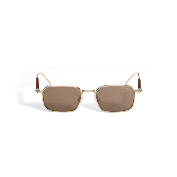 Montblanc Rectangular Rimless Sunglasses - One-color