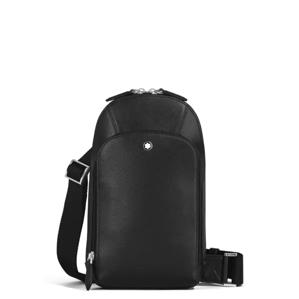 Montblanc Sartorial Leather Sling Bag - Black