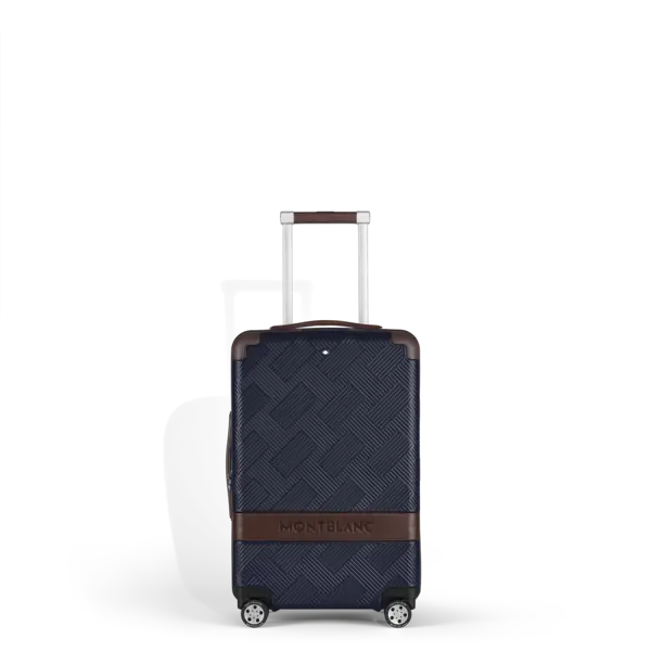 Montblanc My4810 Cabin Compact Trolley With Extreme 3.0 Maxi Pattern - Navy