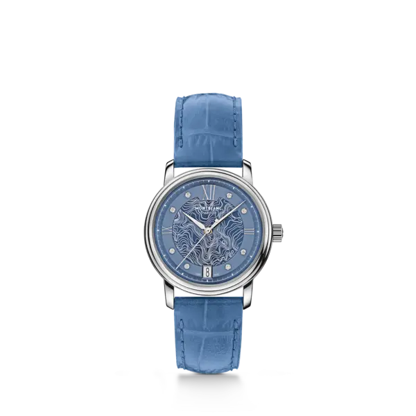 Montblanc Tradition Automatic Date - Light Blue