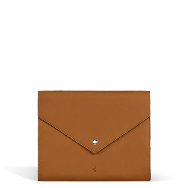 Montblanc Envelope Medium Notes Holder, Meisterstück Great Masters Ferrari Tailor Made Classica - Brown