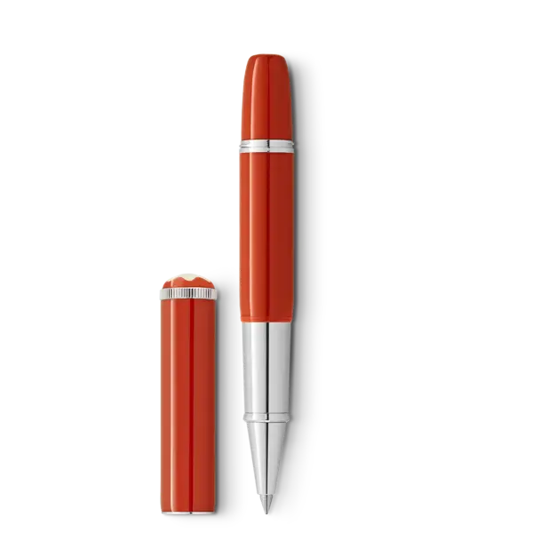 Montblanc Heritage Rouge Et Noir 'baby' Special Edition Coralcolou Rollerball - Red