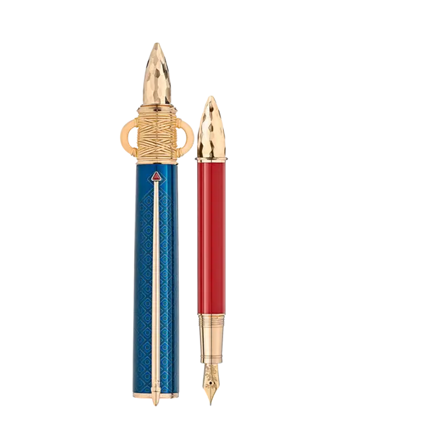 Montblanc Patron Of Art Homage To Moctezuma I Limited Edition Fountain Pen - Turquoise-colored