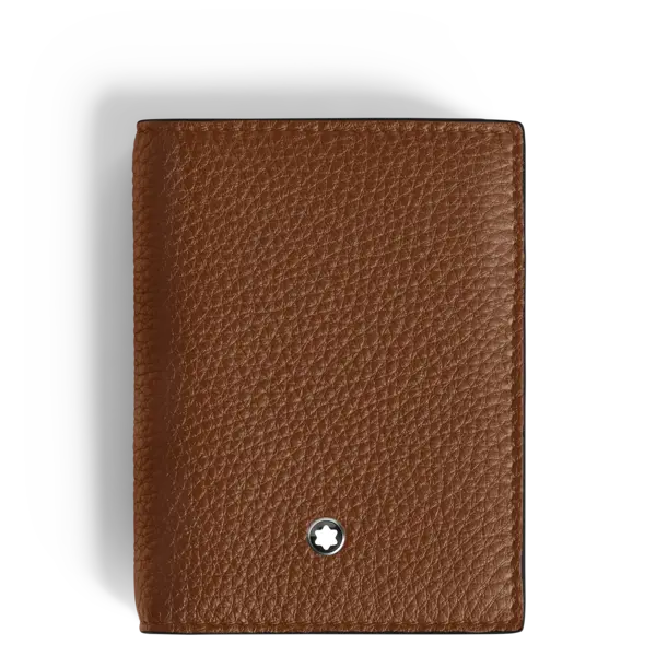Montblanc Grain Card Holder 4cc - Fauve