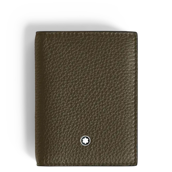 Montblanc Grain Card Holder 4cc - Khaki