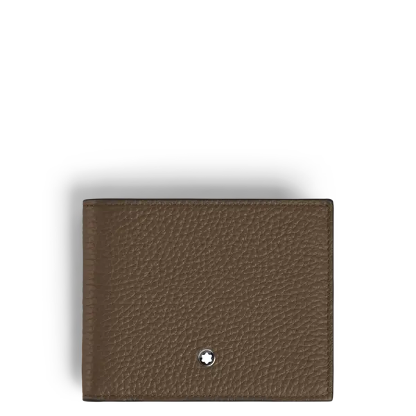 Montblanc Grain Wallet 6cc - Noisette