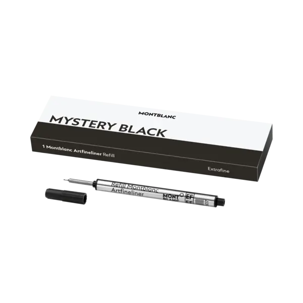 Montblanc 1 Artfineliner Refill, Extrafine - Mystery Black