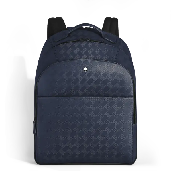 Montblanc Large Backpack With Three Compartments - Ink Blue