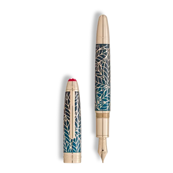 Montblanc Meisterstück Romeo & Juliet Solitaire Legrand Fountain Pen - Teal