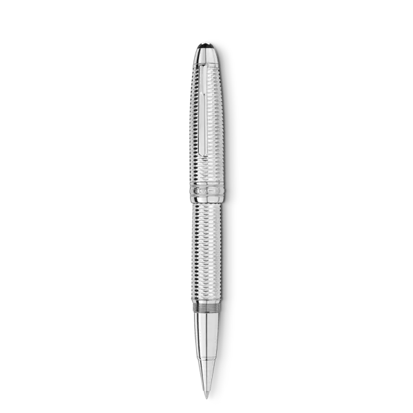 Montblanc Meisterstück Geometry Solitaire Legrand Rollerball - Platinum