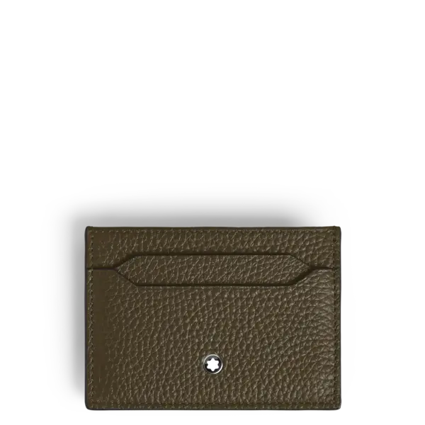 Montblanc Grain Card Holder 5cc - Khaki