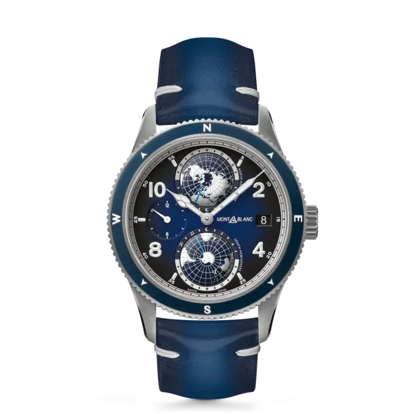 Montblanc 1858 Geosphere 42mm Watch - Blue