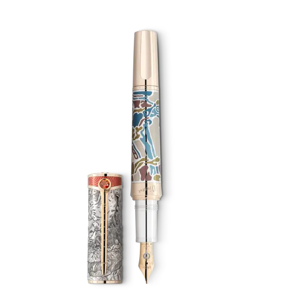 Montblanc Masters Of Art Homage To Vincent Van Gogh Limited Edition 161 Fountain Pen - Silver