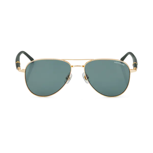 Montblanc Square Sunglasses - Gold