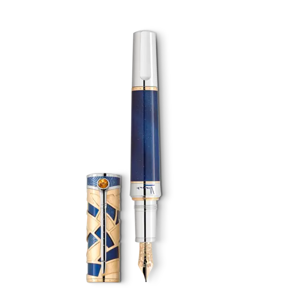 Montblanc Masters Of Art Homage To Vincent Van Gogh Limited Edition 888 Fountain Pen - Blue