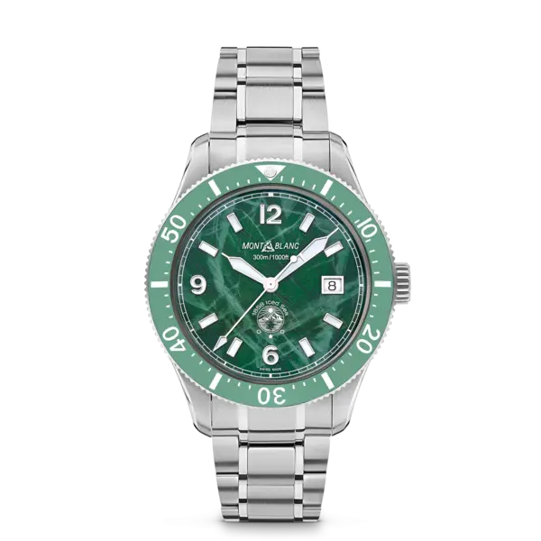 Montblanc Iced Sea Automatic Date 41mm Diver Watch - Green