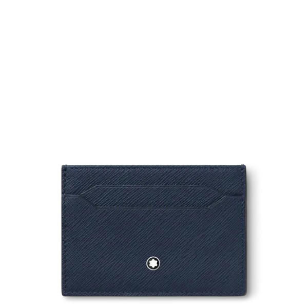 Montblanc Sartorial Card Holder 5cc - Ink Blue