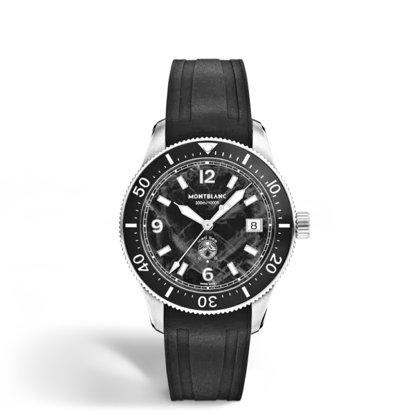 Montblanc Iced Sea Automatic Date 0 Oxygen Watch - Black