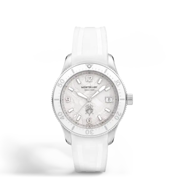 Montblanc Iced Sea Automatic Date 0 Oxygen Watch - White