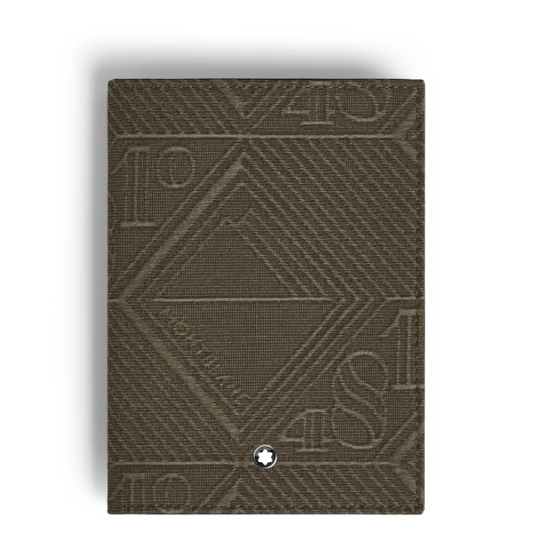 Montblanc 4810 Jacquard Passport Holder - Khaki