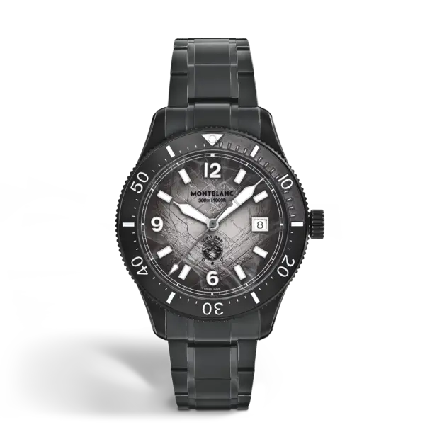 Montblanc Iced Sea Automatic Date 0 Oxygen Diver Watch - Black
