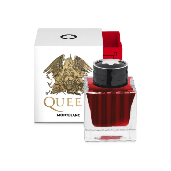 Montblanc Ink Bottle, Great Characters Homage To Queen, 50ml - Red