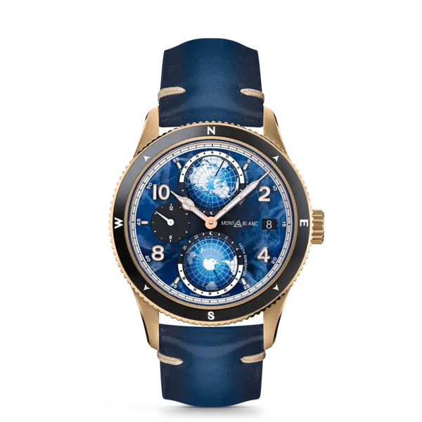 Montblanc 1858 Geosphere 0 Oxygen Limited Edition 1786 Pieces - Blue