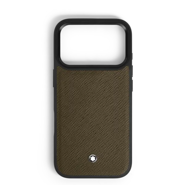 Montblanc Hardshell Case For Iphone 17 Pro In Sartorial - Khaki