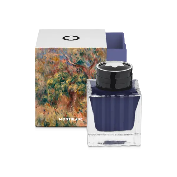 Montblanc Ink Bottle, Masters Of Art Homage To Pierreauguste Renoir, Bleu Outremer 50ml - Blue