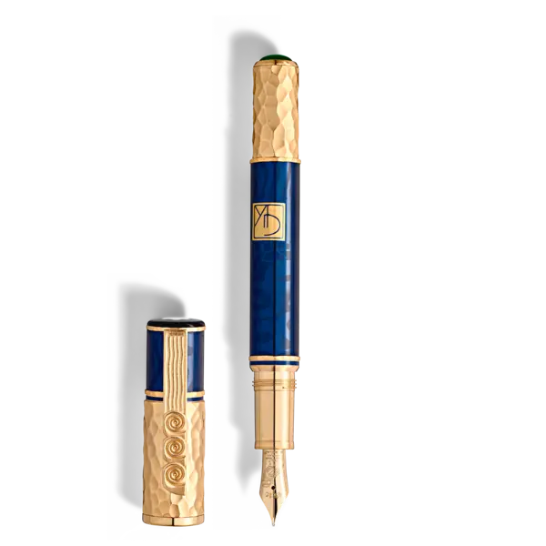 Montblanc Masters Of Art Homage To Gustav Klimt Limited Edition 4810 Fountain Pen - Blue