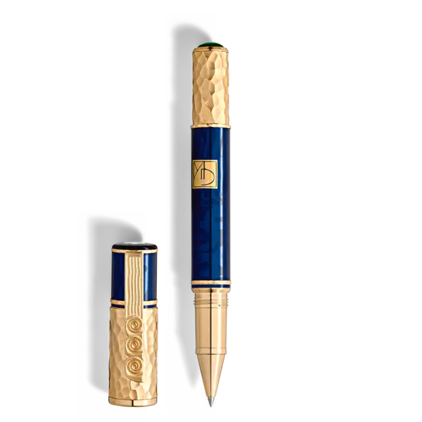 Montblanc Masters Of Art Homage To Gustav Klimt Limited Edition 4810 Rollerball - Blue